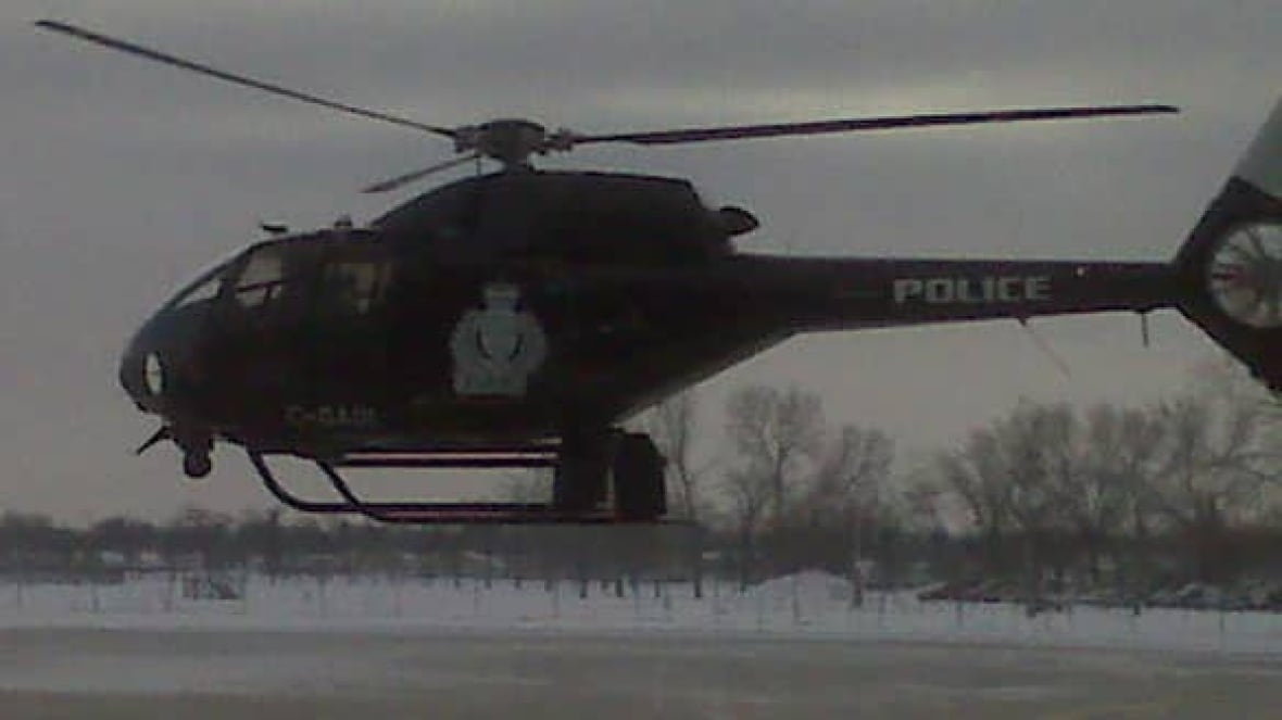 Police Unveil Sleek Black Helicopter Cbc News