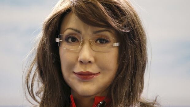 Yangyang, humanoid robot, unveiled at Beijing conference | CBC News Yangyang, humanoid robot, unveiled at Beijing conference | CBC News