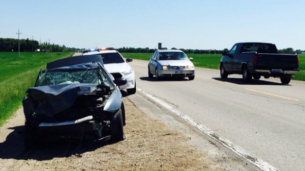 Head On Crash At St Pierre Jolys Traffic Stop Sends 3 To Hospital