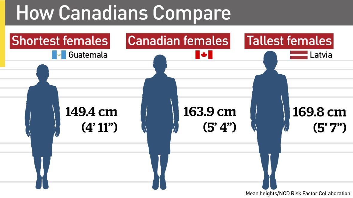 Canadians Still Getting Taller But Not As Fast As Others CBC News