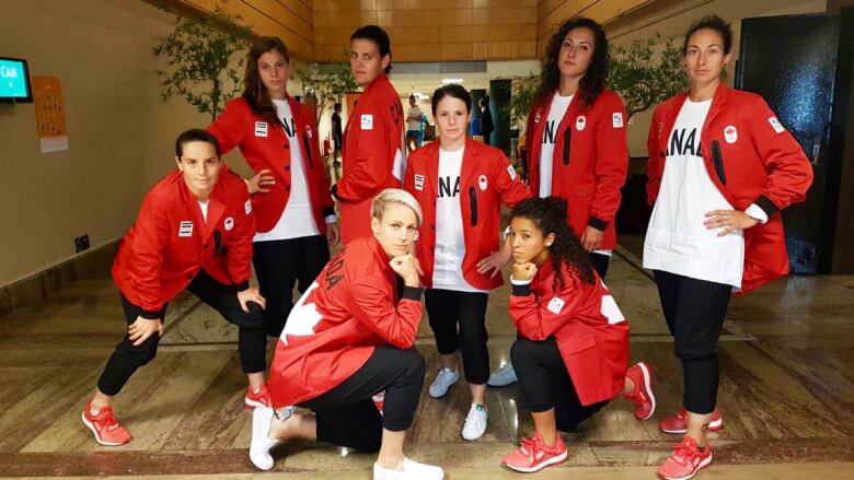 Canadian Womens Soccer Team Enjoying Their Olympic Off Days Cbc Sports