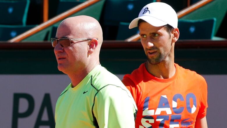 Former No 1 Novak Djokovic Splits With Coach Andre Agassi Cbc Sports
