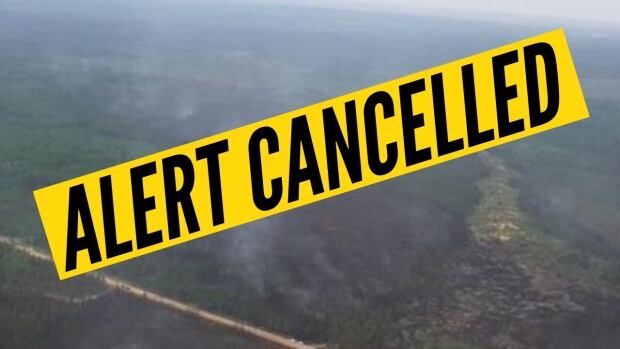 Wildfire Evacuation Alert Lifted In Northern Alberta Community Cbc News