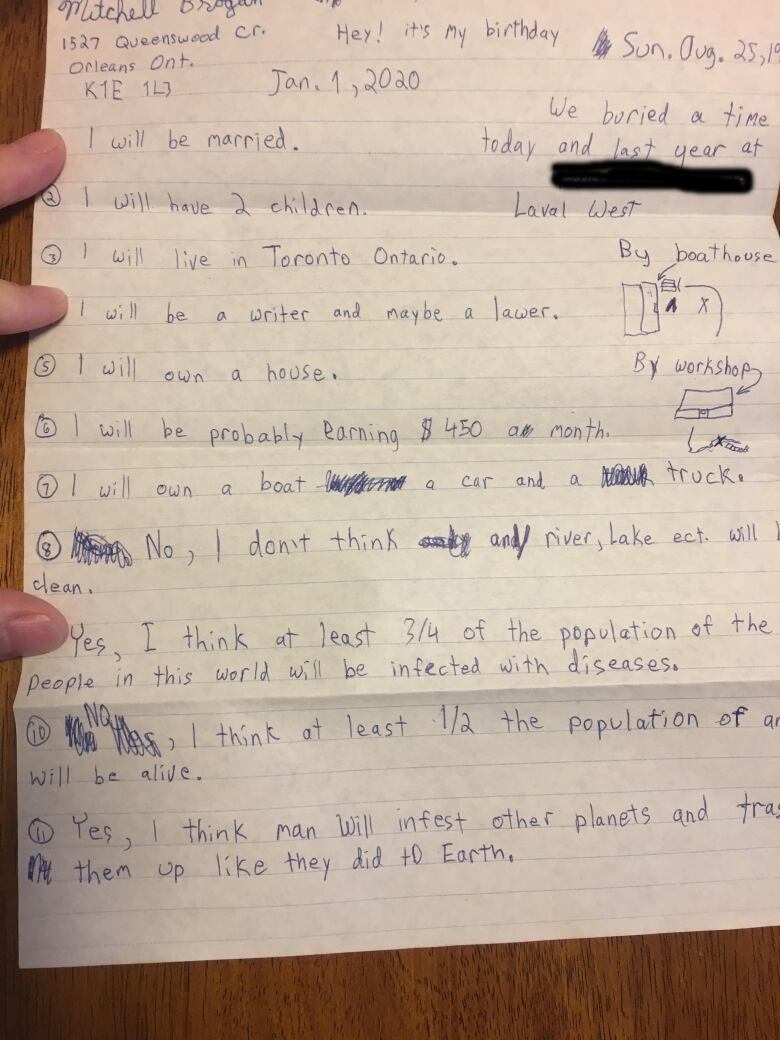 Almost 30 Years Later His Grandfather s Time Capsule Letter Opens 