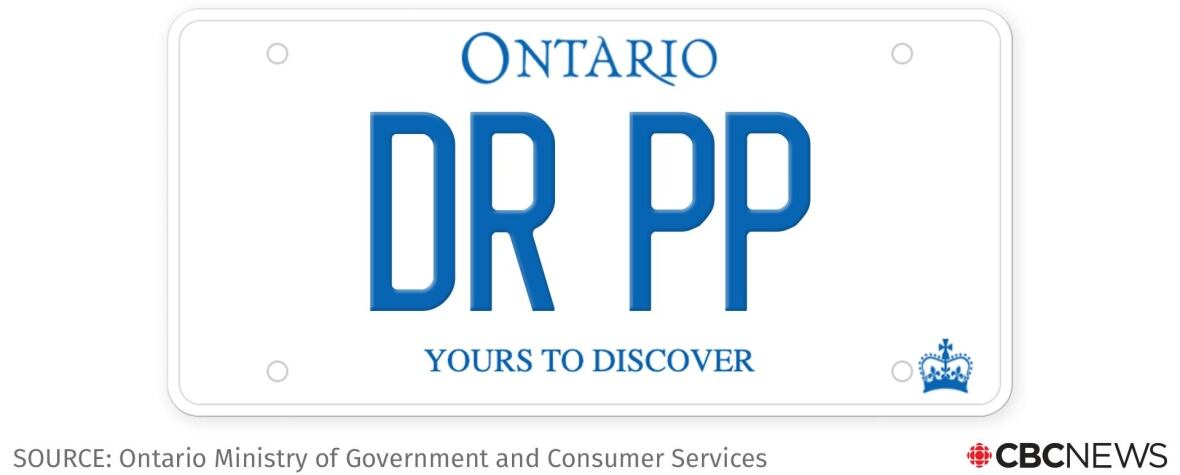 Here s The List Of Licence Plates Ontario Doesn t Want On The Road CBC News