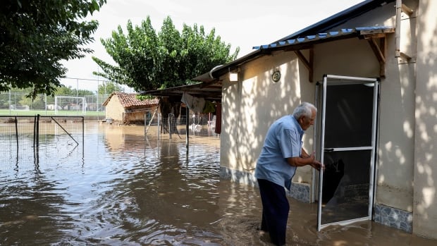 Storm causes deadly flooding in central Greece | CBC News Storm causes deadly flooding in central Greece | CBC News