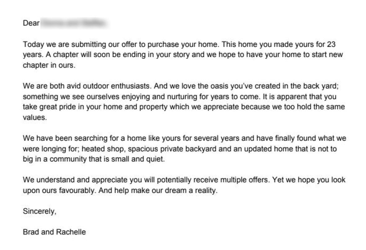 How To Write A Letter To House Seller Utaheducationfacts