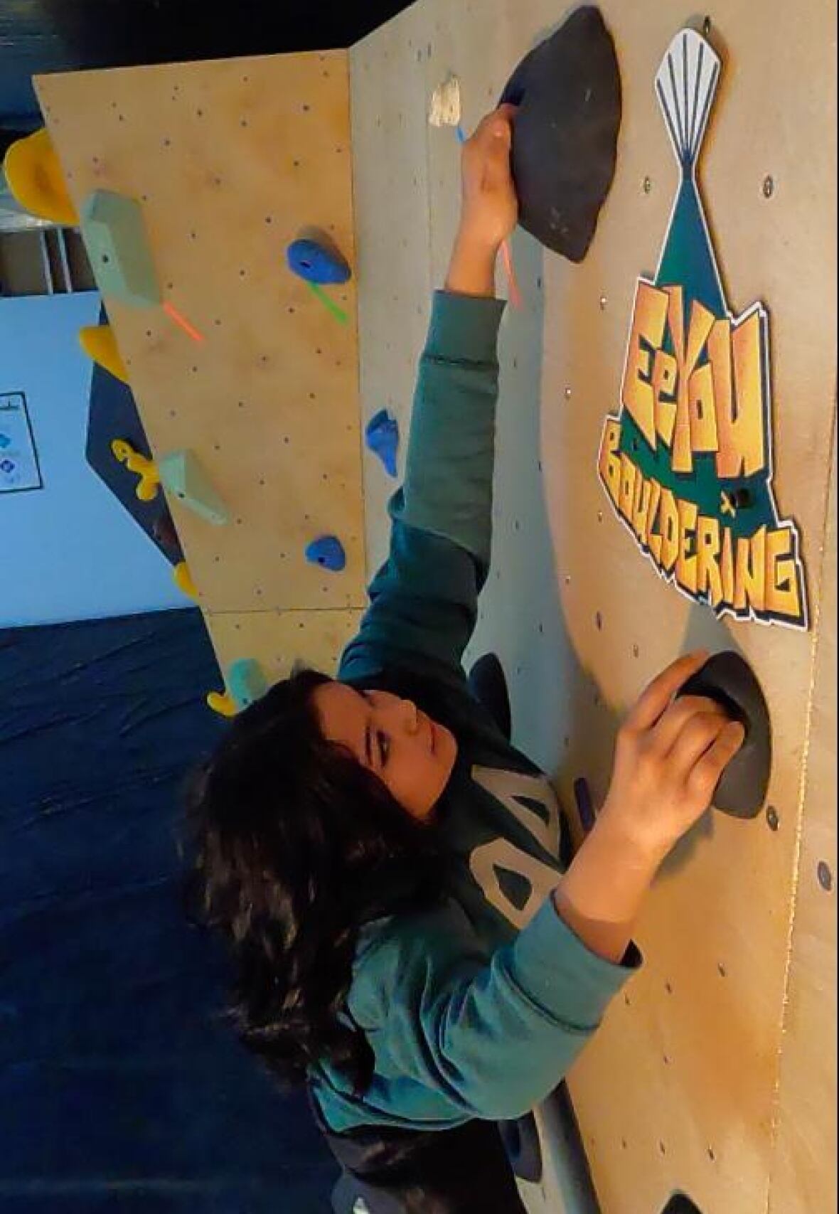  Pure Joy Cree Youth Discover Wall Climbing CBC News