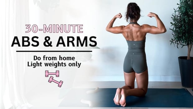 A 30-minute upper body workout to sculpt your arms and abs | CBC Life