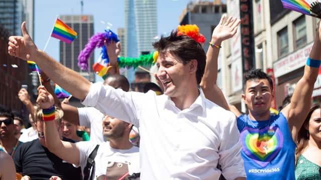 Trudeau Marches In Toronto Pride Parade Cbcca